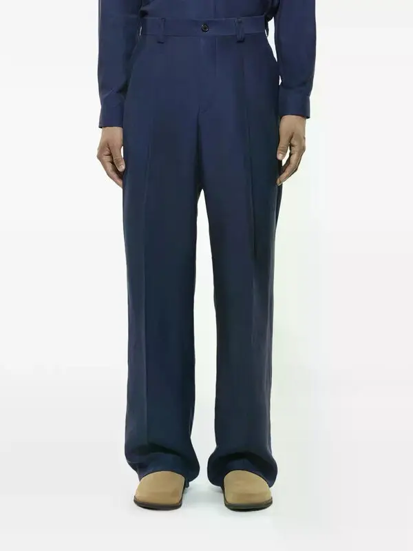 LANEUS Buttoned-flap-pocket Trousers