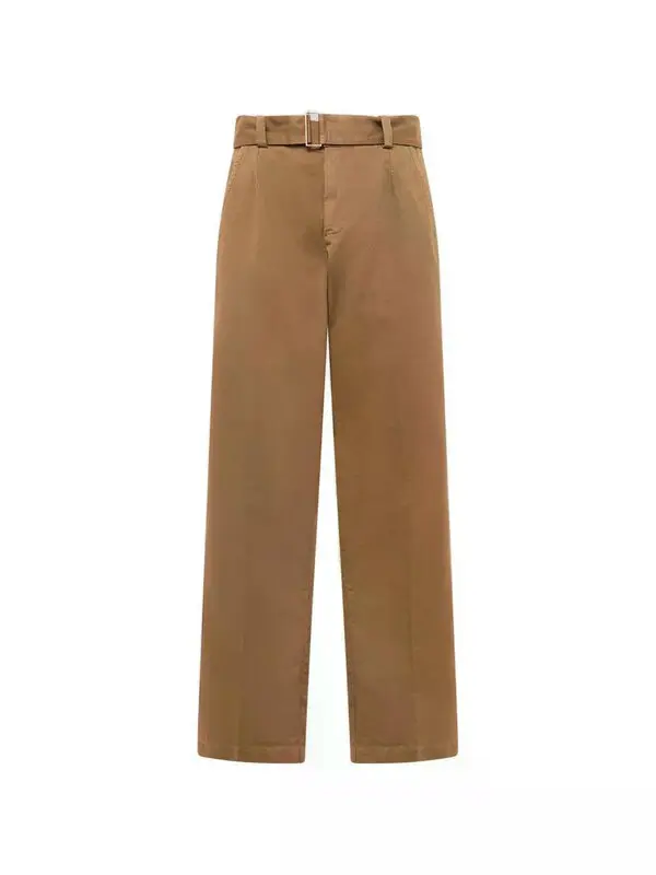 LANEUS Belted Wide Leg Trousers