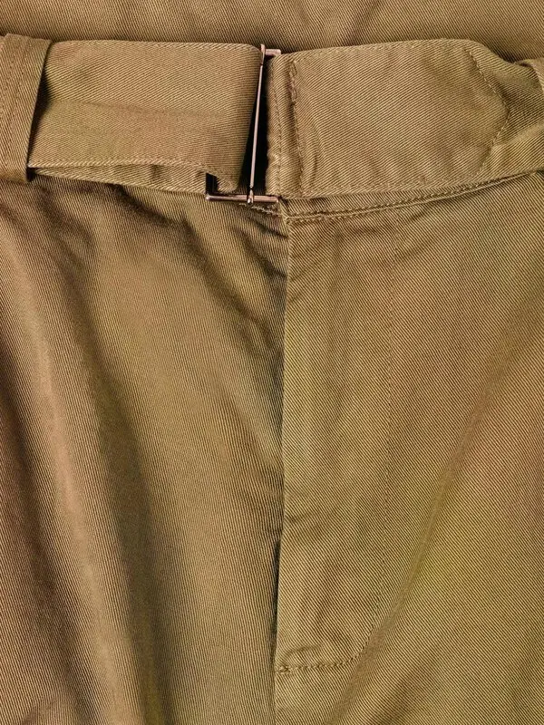 LANEUS Belted Wide Leg Trousers