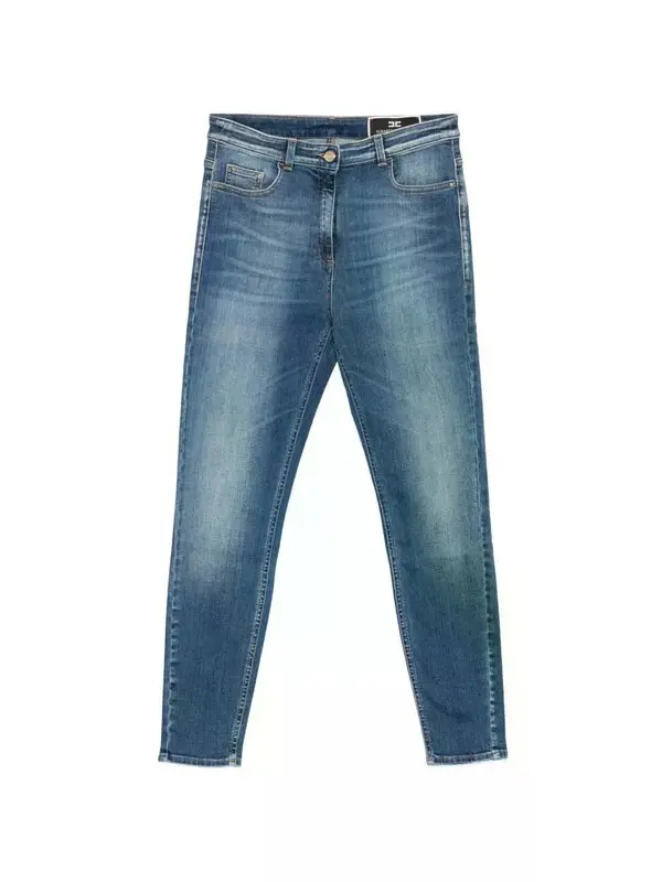 Elisabetta Franchi High Waist Slim Fit Jeans