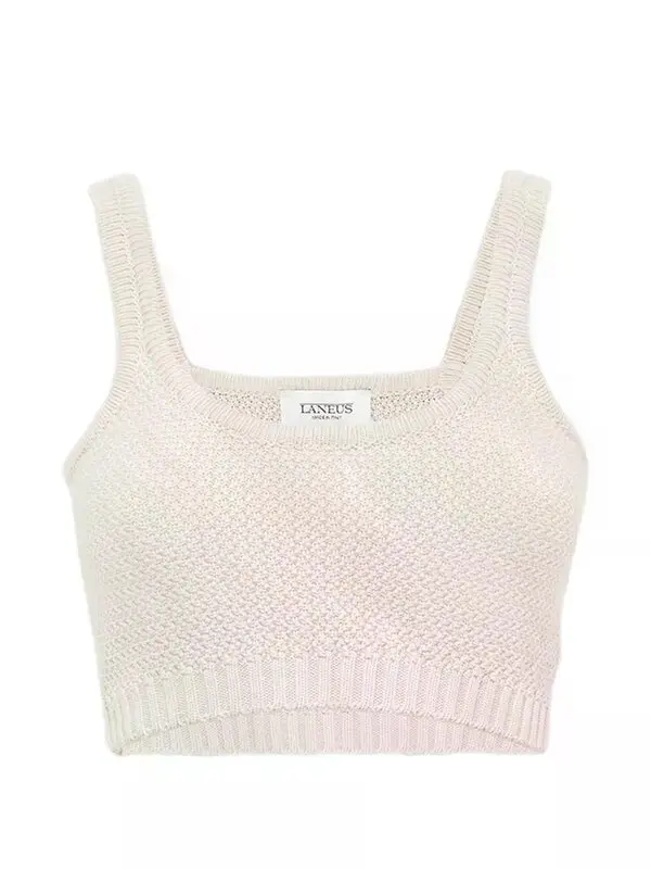 LANEUS Knitted Top - Neutrals