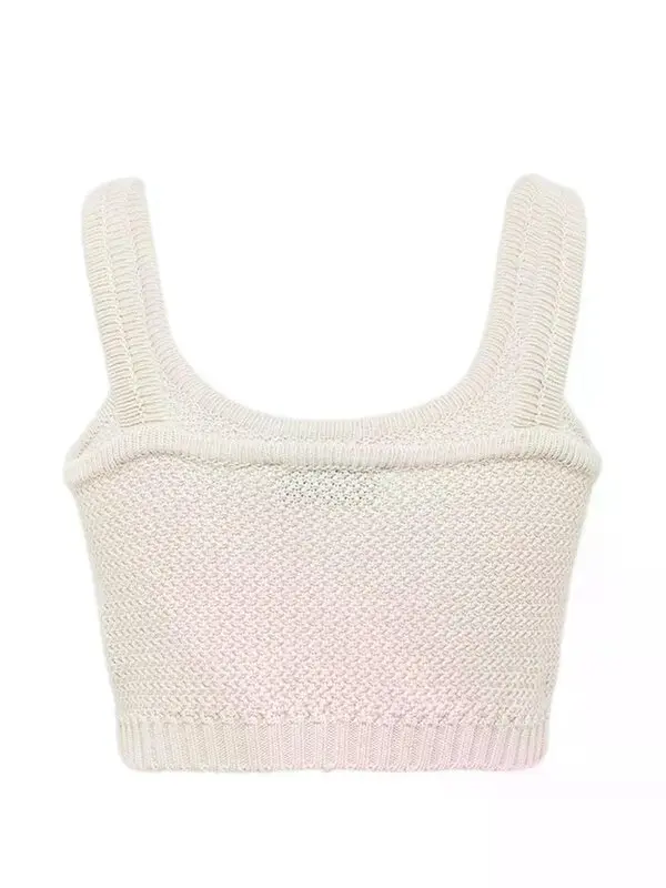 LANEUS Knitted Top - Neutrals