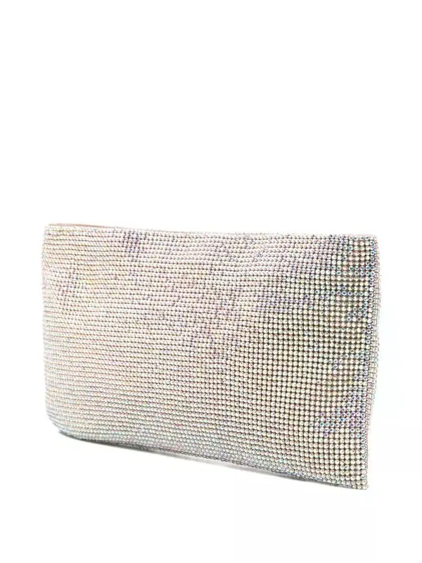 Benedetta Bruzziches Crystal-embellished Clutch - Silver