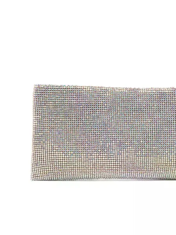 Benedetta Bruzziches Crystal-embellished Clutch - Silver