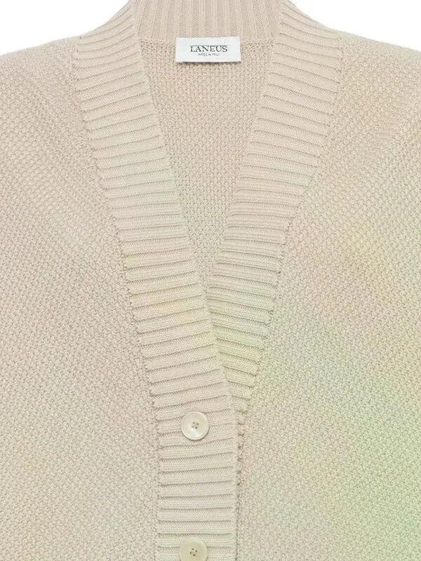 LANEUS V-neck Buttoned Cardigan - Neutrals