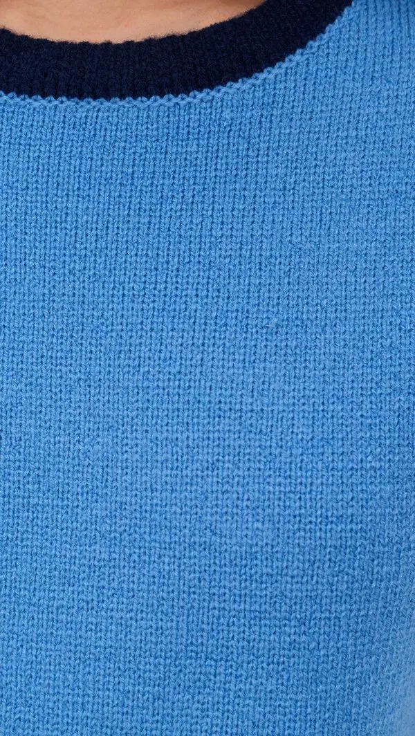 English Factory Color Block Knit Top