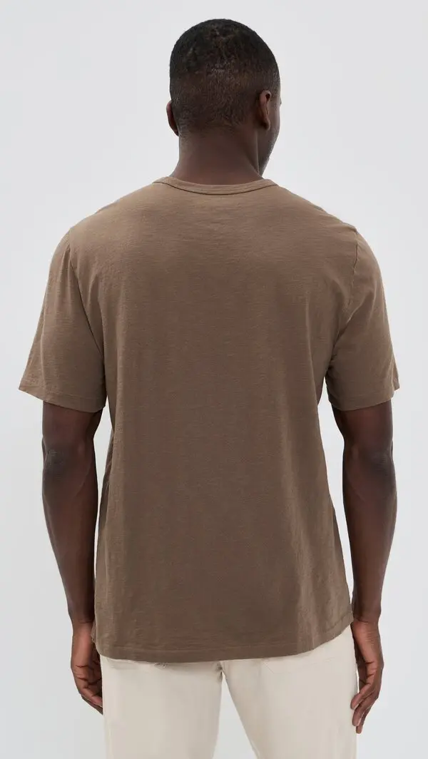 Faherty Brand Sunwashed Pocket Tee - Island Brown
