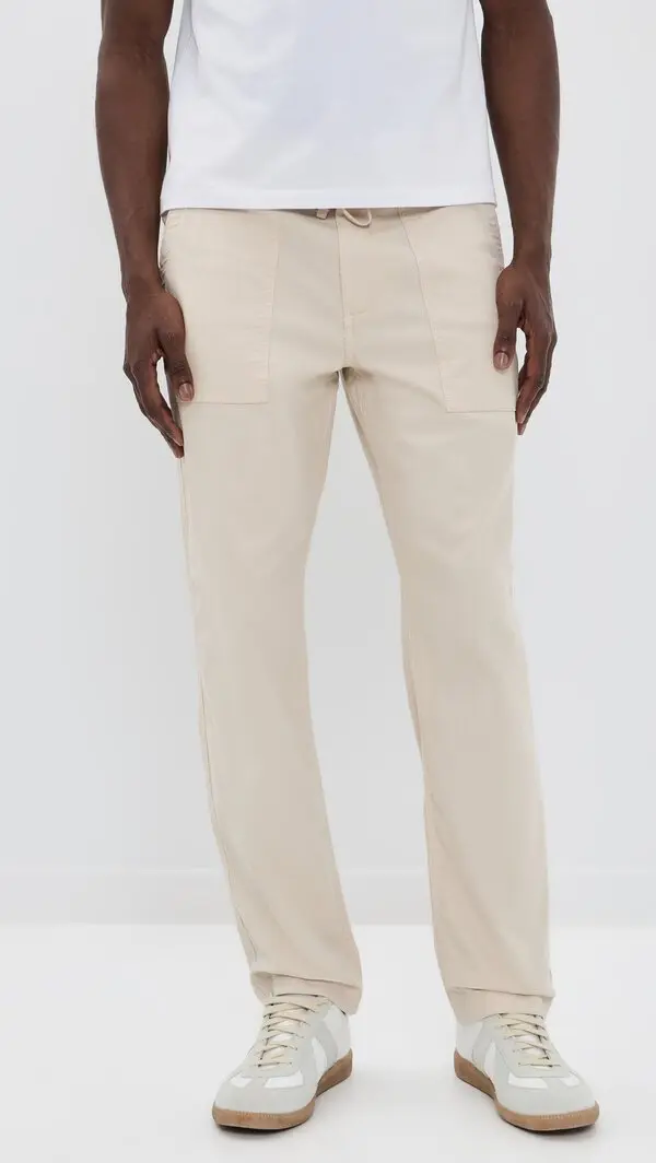 Faherty Brand Dune Utility Pants - Stone