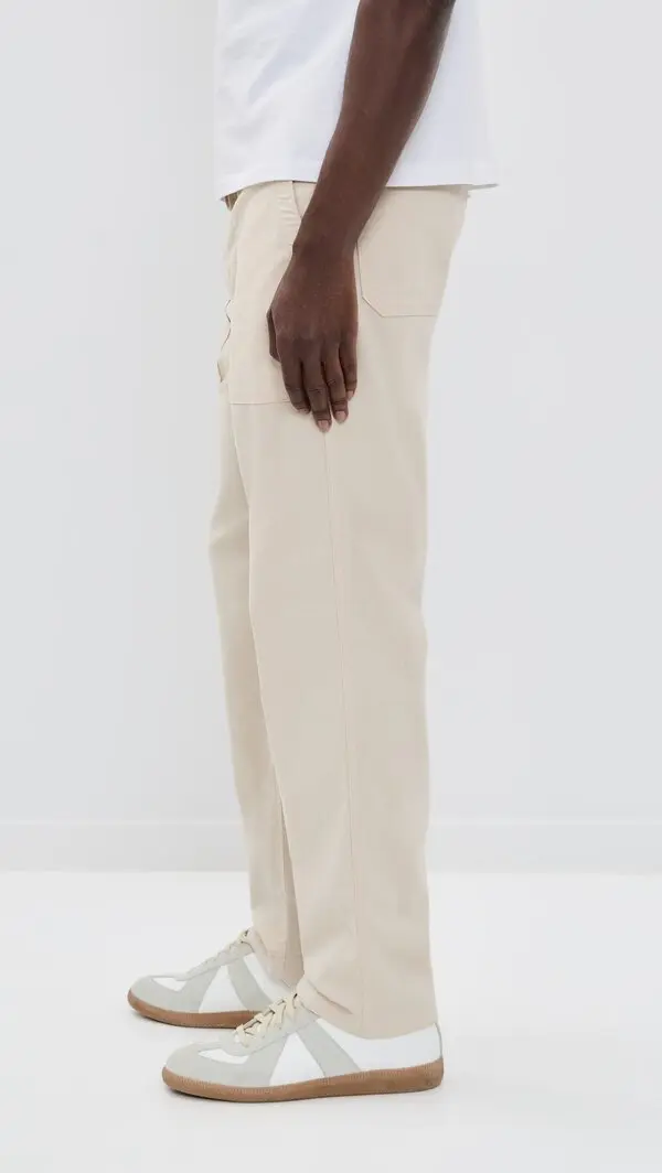 Faherty Brand Dune Utility Pants - Stone
