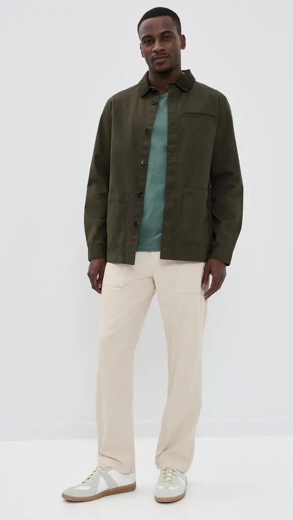 Faherty Brand Dune Utility Pants - Stone