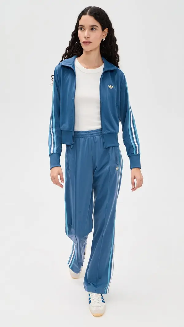 Adidas Firebird Classic Track Top - Crew Blue/light Blue/white