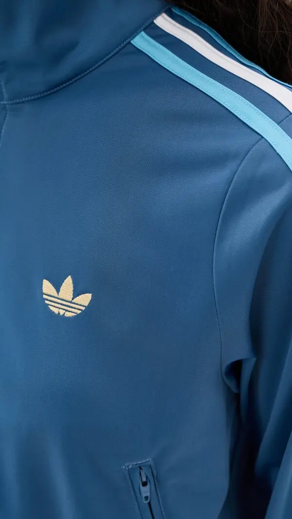 Adidas Firebird Classic Track Top - Crew Blue/light Blue/white