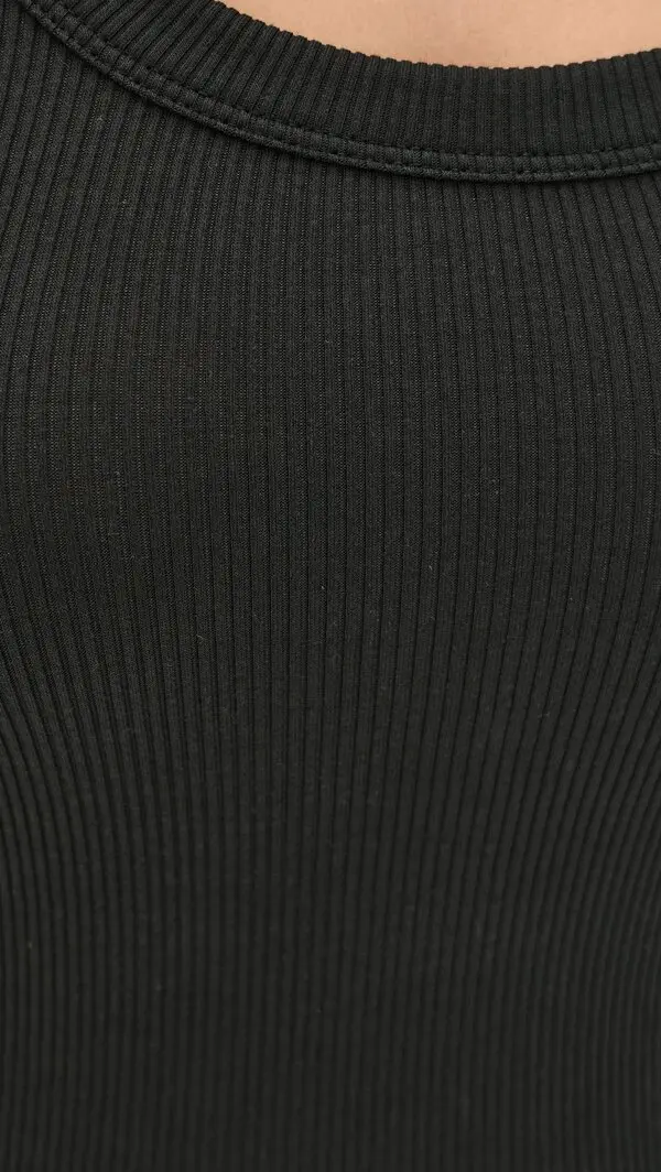 Rag & Bone Essential Rib Tank - Black