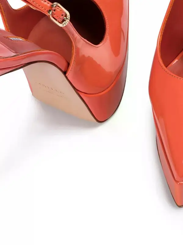 LE SILLA Uma Slingback Heeled Sandals - Orange