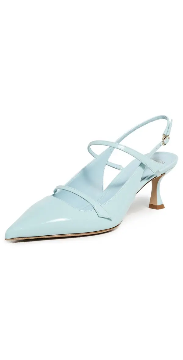 ALEXANDRE BIRMAN Tita Slingback Heels 60mm - Dust Blue