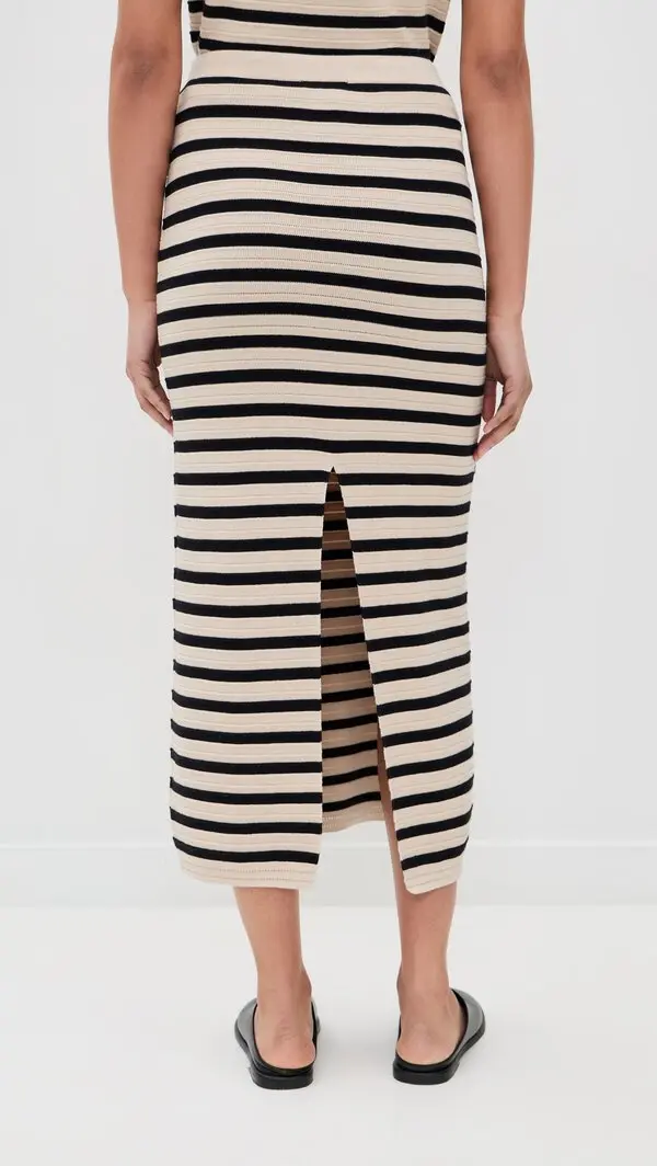 Z Supply Striped Knit Skirt