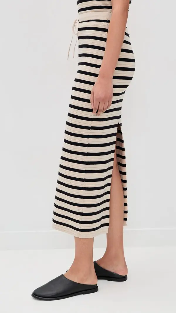 Z Supply Striped Knit Skirt
