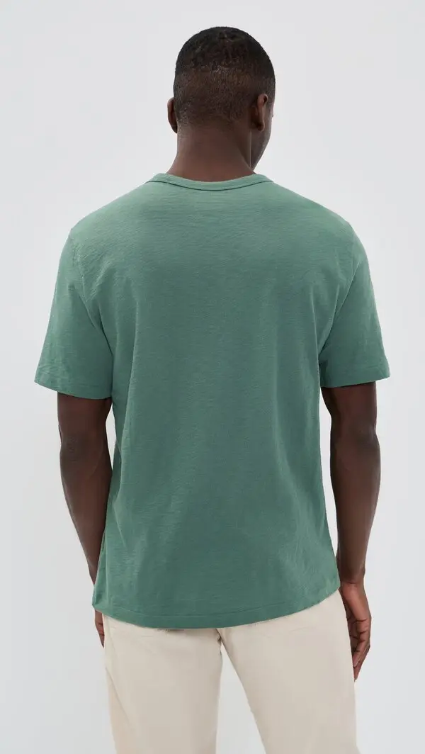 Faherty Brand Sunwashed Pocket Tee - Island Spruce