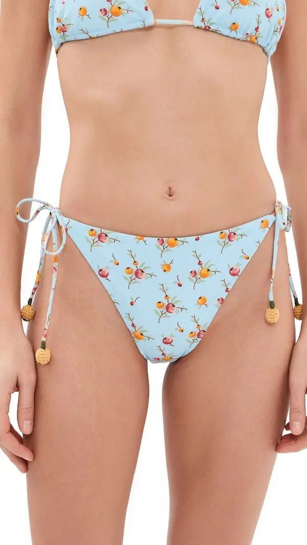 Sea Freya Embroidered Bikini Bottom