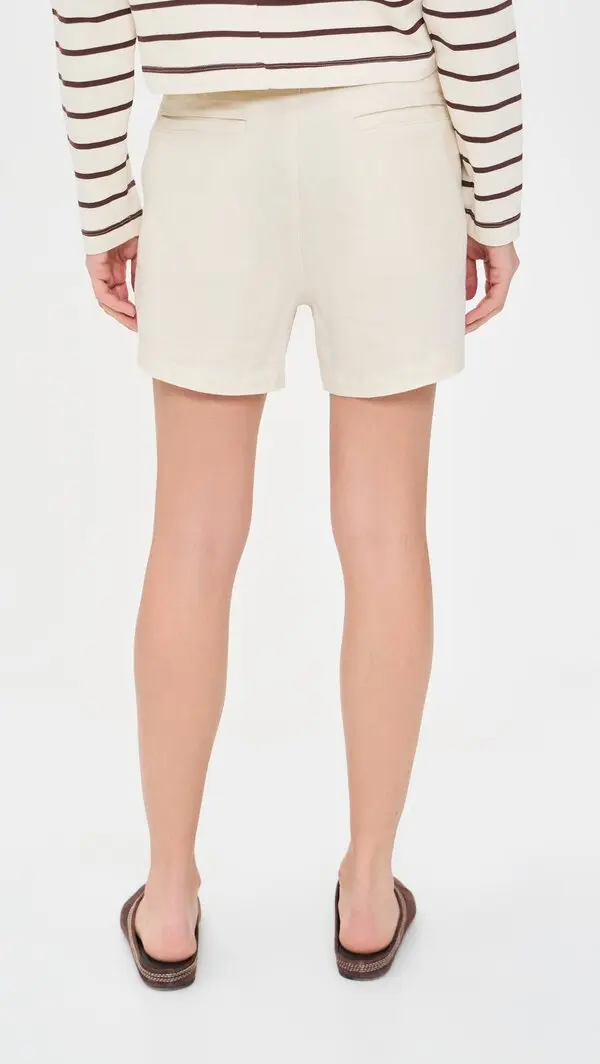 DL1961 Relaxed High-rise Linen Shorts