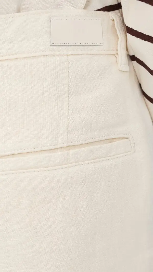 DL1961 Relaxed High-rise Linen Shorts