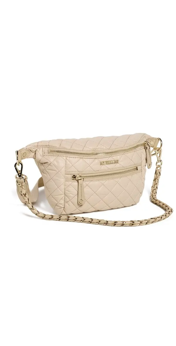Mz Wallace Small Crosby Sling Bag - Buff