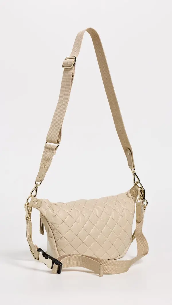 Mz Wallace Small Crosby Sling Bag - Buff