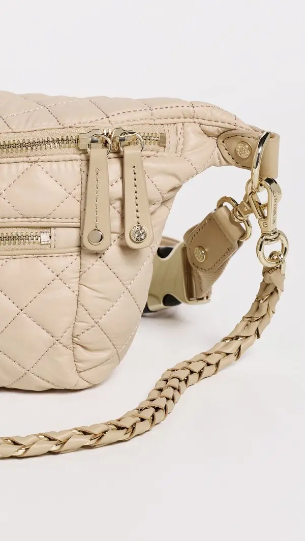 Mz Wallace Small Crosby Sling Bag - Buff