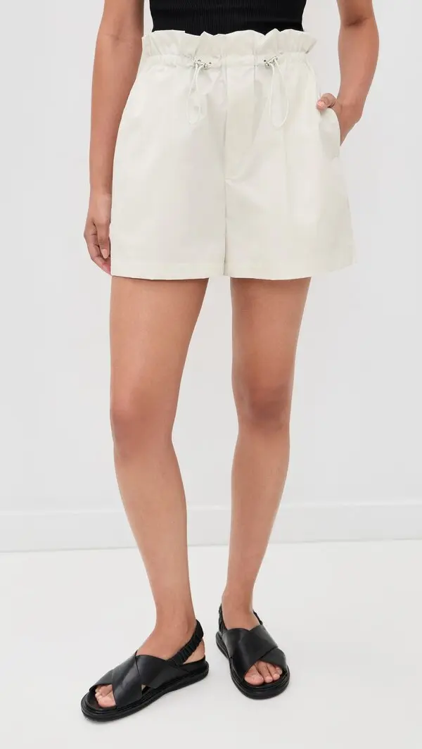 AGOLDE Lydia Shorts - Chalk White