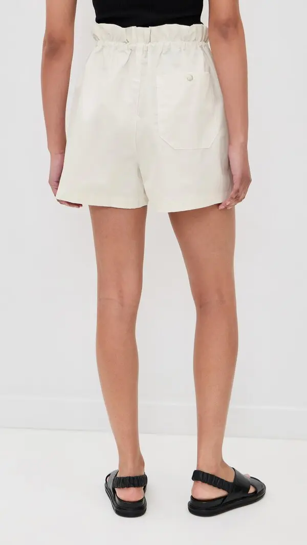 AGOLDE Lydia Shorts - Chalk White