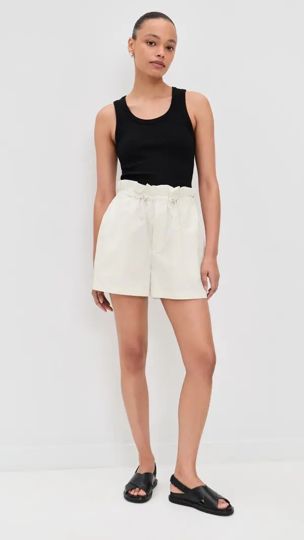 AGOLDE Lydia Shorts - Chalk White