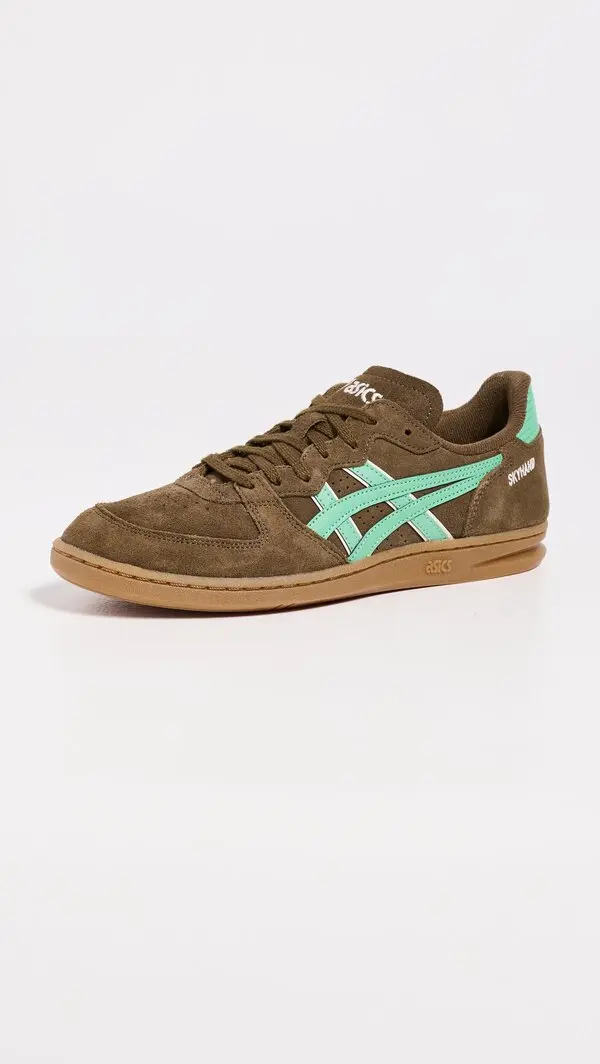 Asics Skyhand Og Sneakers - Brown Storm/ice Green