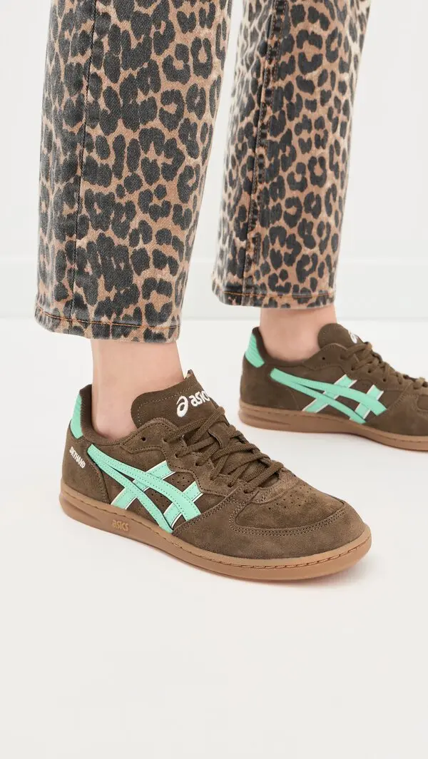 Asics Skyhand Og Sneakers - Brown Storm/ice Green