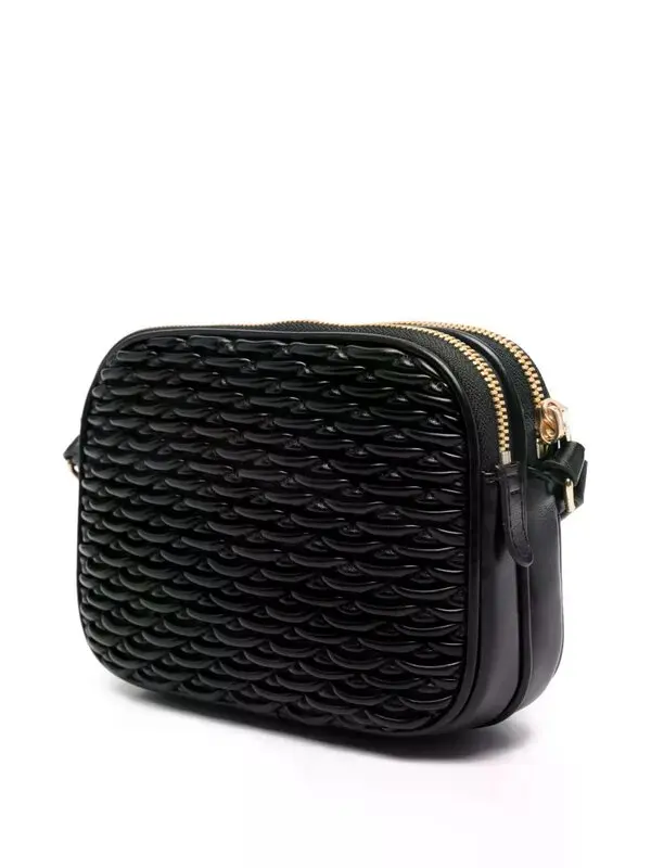Calvin Klein Pleated Double Zip Crossbody Bag