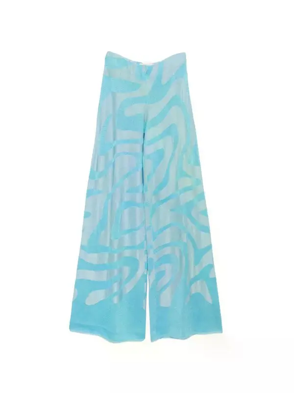 CIRCUS HOTEL Geometric-pattern Trousers