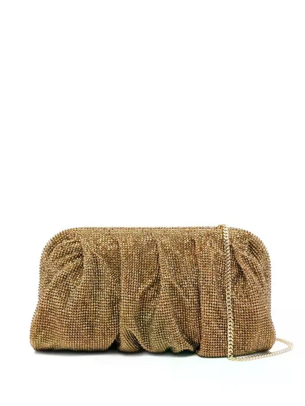 Benedetta Bruzziches Crystal Embellished Chain Tote - Gold