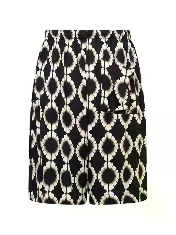 LANEUS Drawstring-fastening Bermuda Shorts