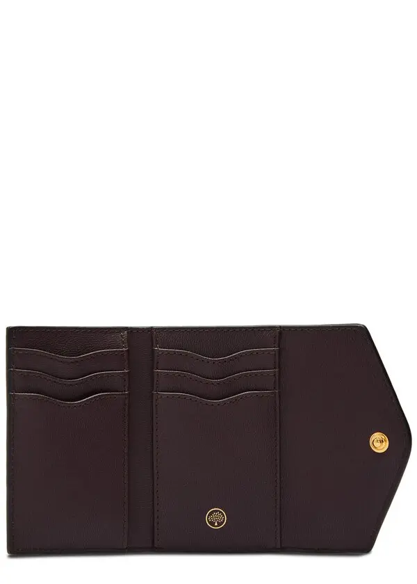 Mulberry Logo Grained Leather Wallet