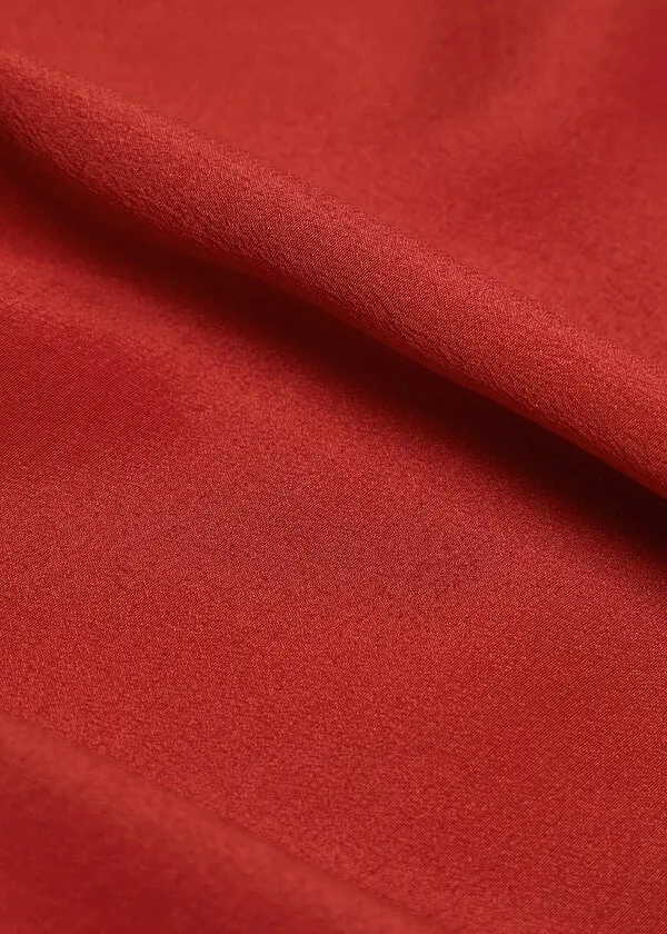 JOSEPH Rubin Silk T-shirt - Red