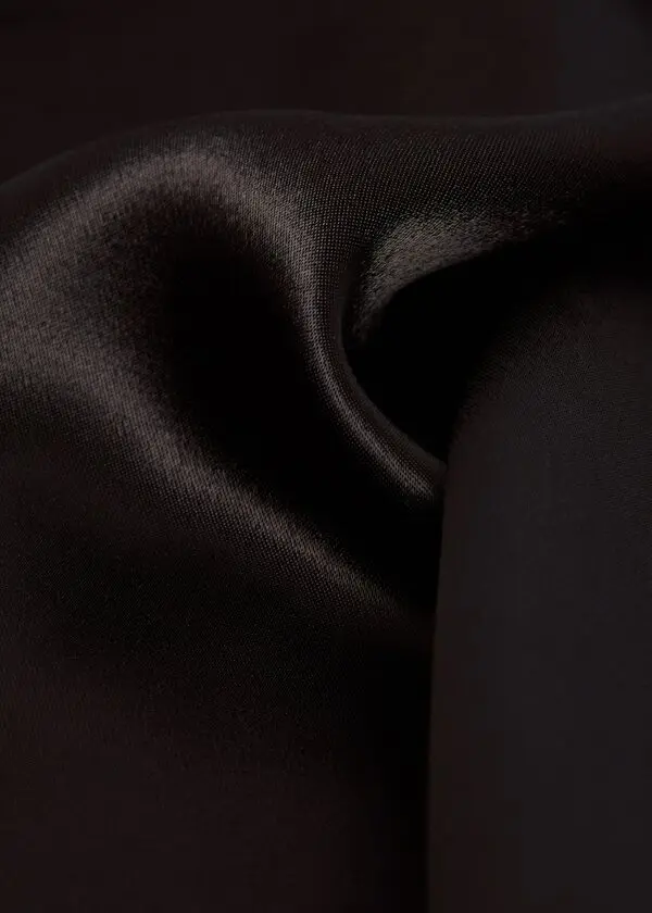 ARMARIUM Draped Asymmetric Satin Mini Dress
