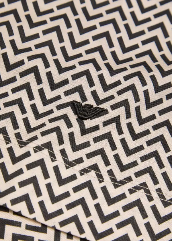 Emporio Armani Patterned Jersey T-shirt