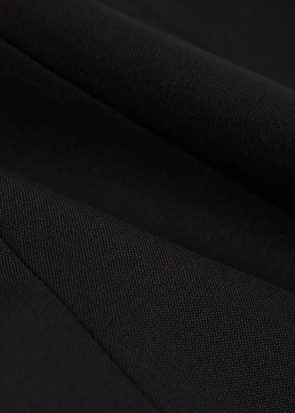 ARMARIUM Ersilia Reverse Collar Wool Mini Dress