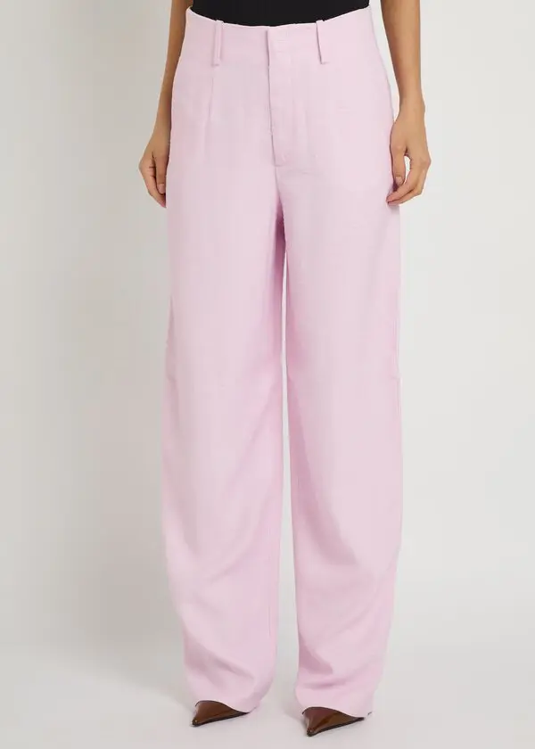 ARMARIUM Temi Slubbed Woven Trousers