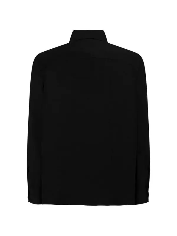 LANEUS Two-pocket Overshirt - Black