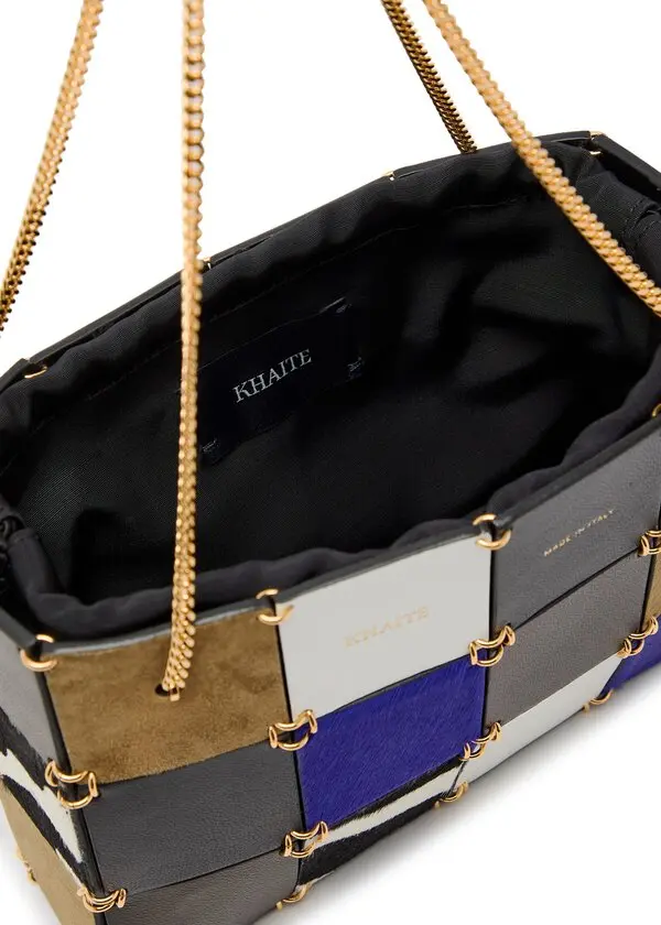 Khaite Emma Mini Panelled Leather Tote