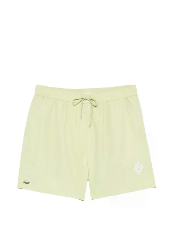 Lacoste Geometric Swim Shorts - Green