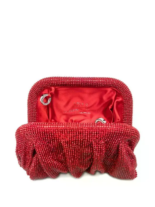 Benedetta Bruzziches Crystal-embellished Clutch Bag
