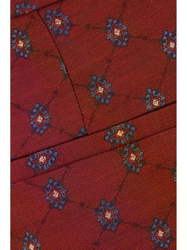 Etro Pleated Trousers With Button Detail