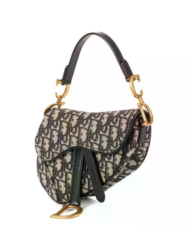 Dior Mini Saddle Handbag - Blue
