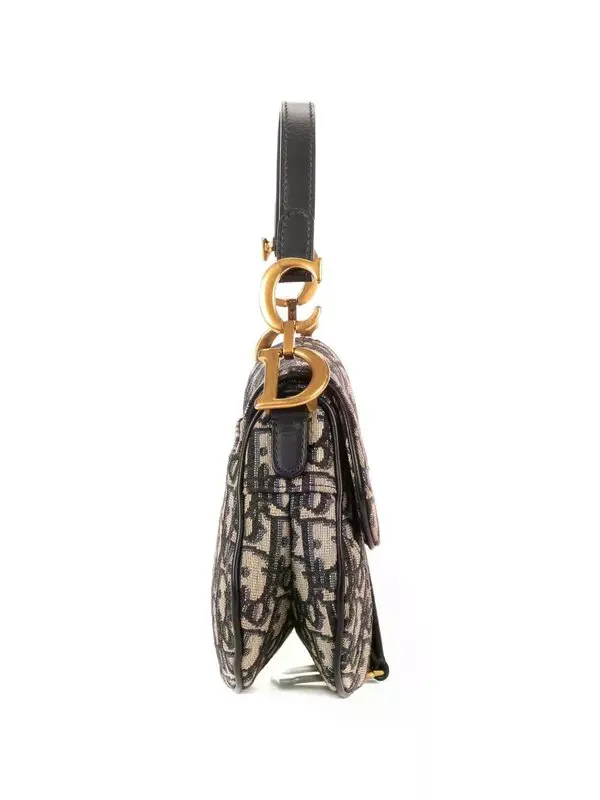 Dior Mini Saddle Handbag - Blue